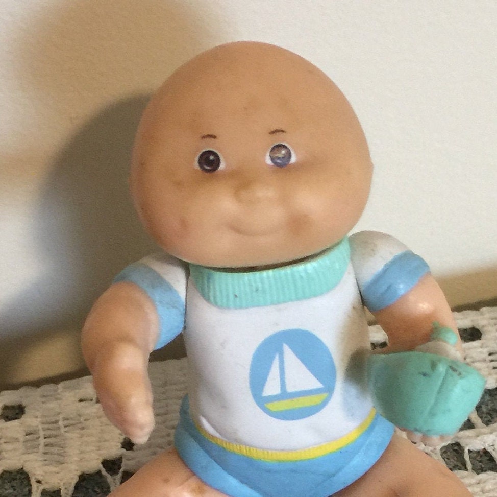 Toys Dolls & Action Figures Dolls Cabbage patch doll plastic 1984 3 1/2 ...