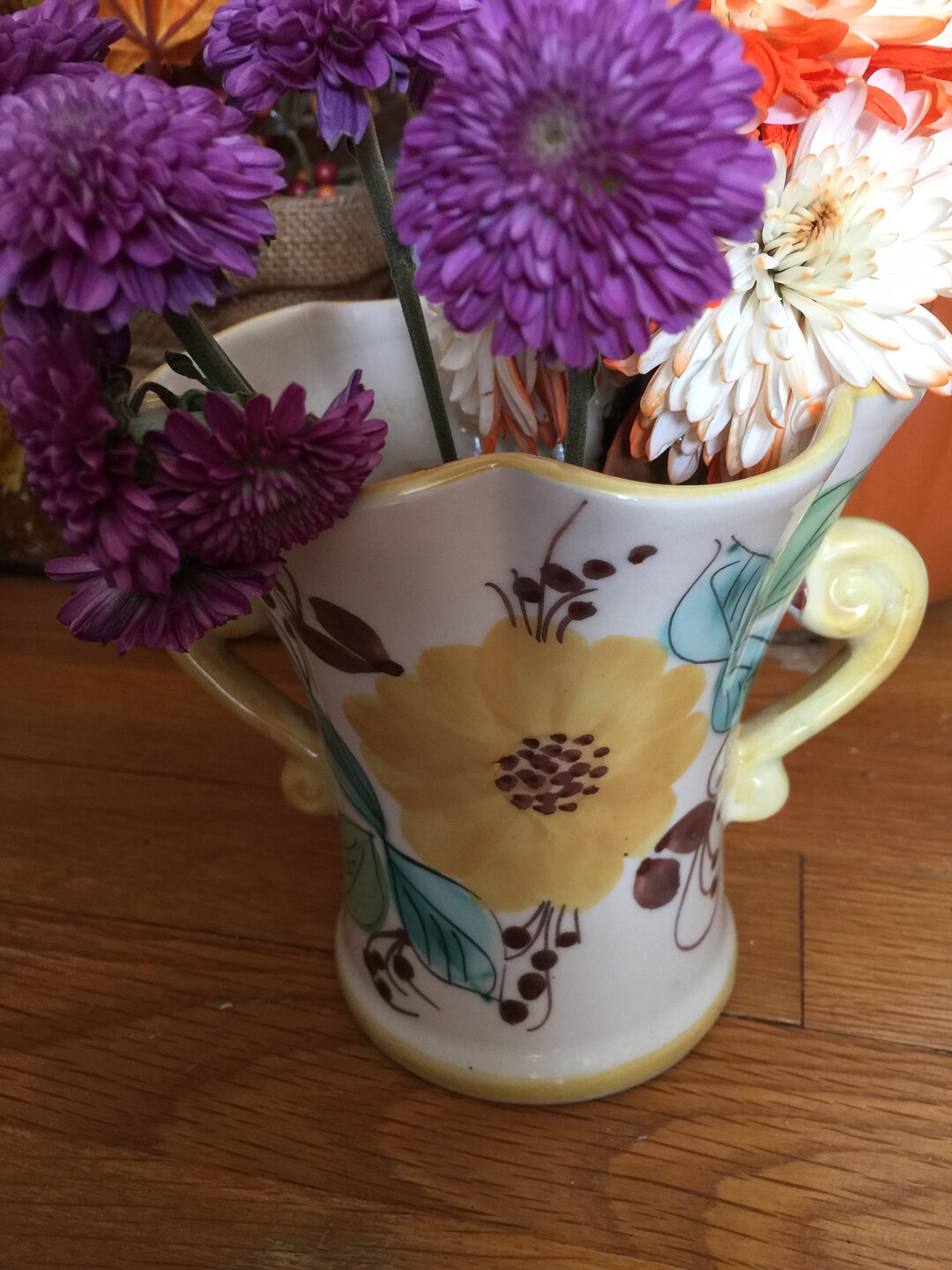 Vintage Portugal fall vase made for FTD - Etsy.de