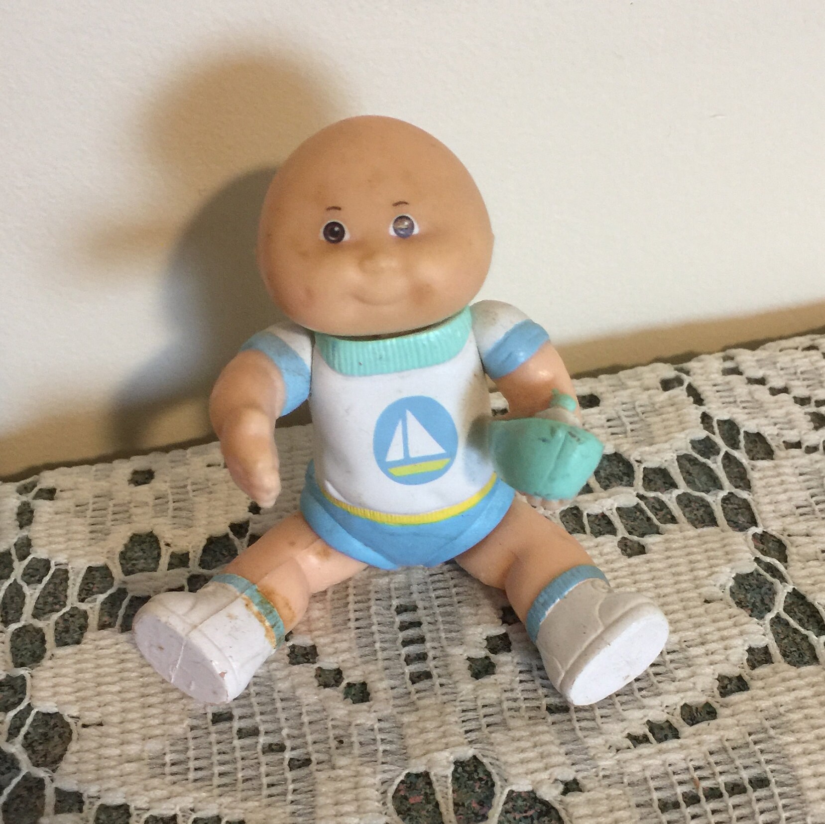 Toys Dolls & Action Figures Dolls Cabbage patch doll plastic 1984 3 1/2 ...