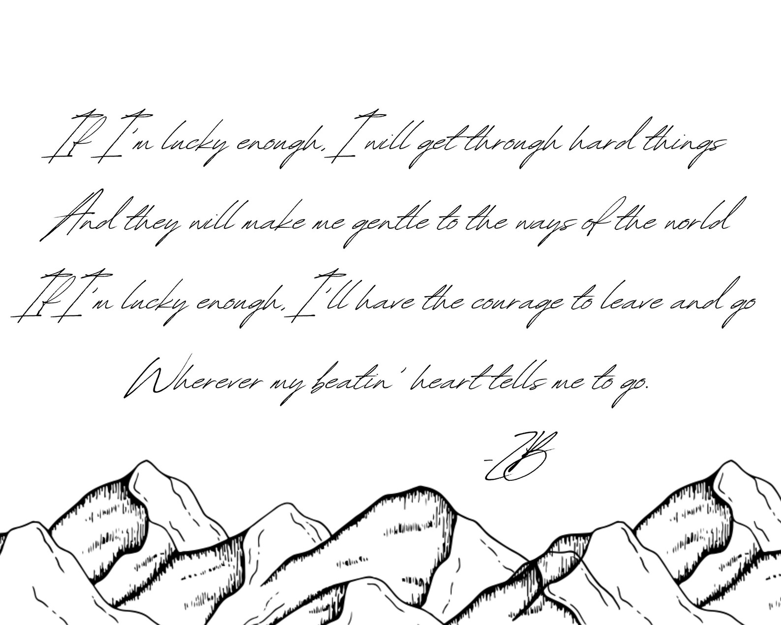 Lucky Enough Poem - Etsy