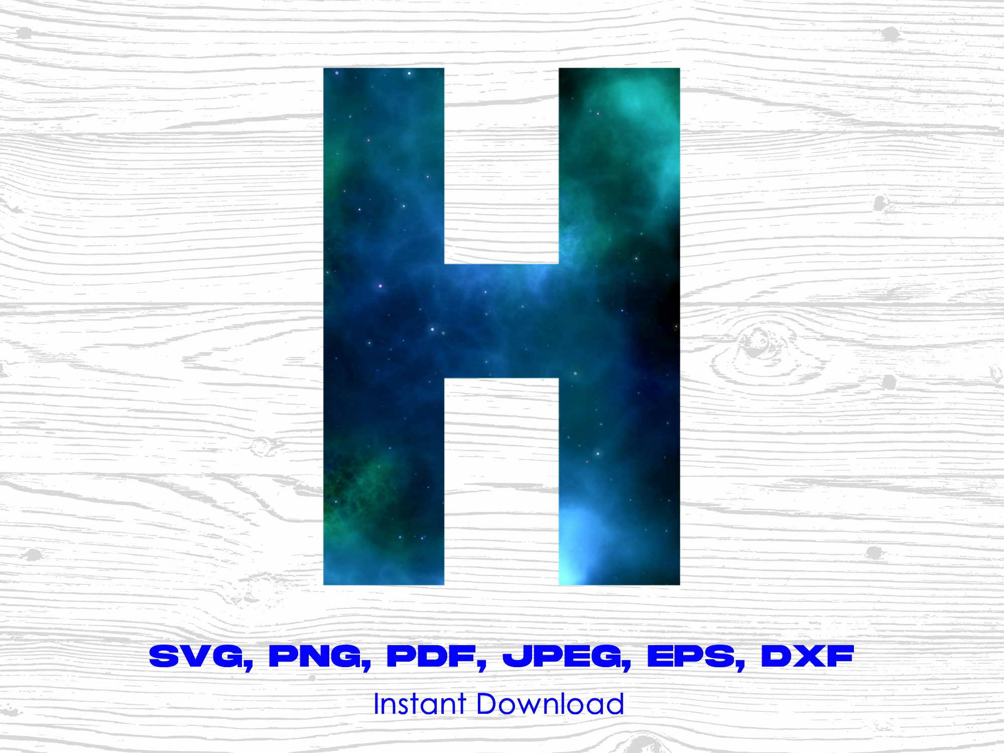 Decorative Letter H Clip Art