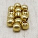 Brushed Matte Finish Solid Brass Beads Big Holes10mm20 Pcs 38-BR106 - Etsy