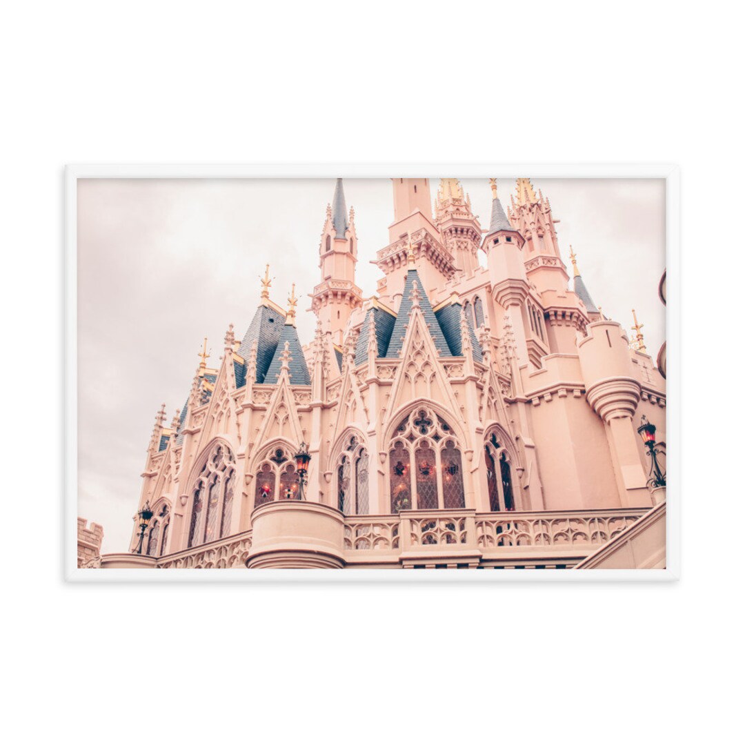 Disney Castle Framed Poster - Etsy