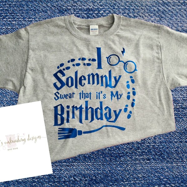 Hary Potter Birthday Shirt - Etsy