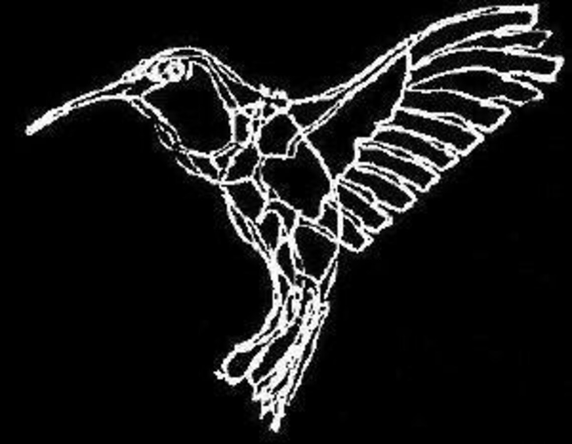 Hummingbird Wire Sculpture: 4" Wire Art Hummingbird With Stand by ...