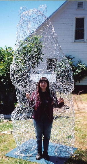 Bear Spirit Wire Sculpture 24" Wall Art by Elizabeth Berrien - Etsy