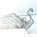 Mute Swan Taking Flight: 3D Wire Sculpture by Award-winning Artist ...