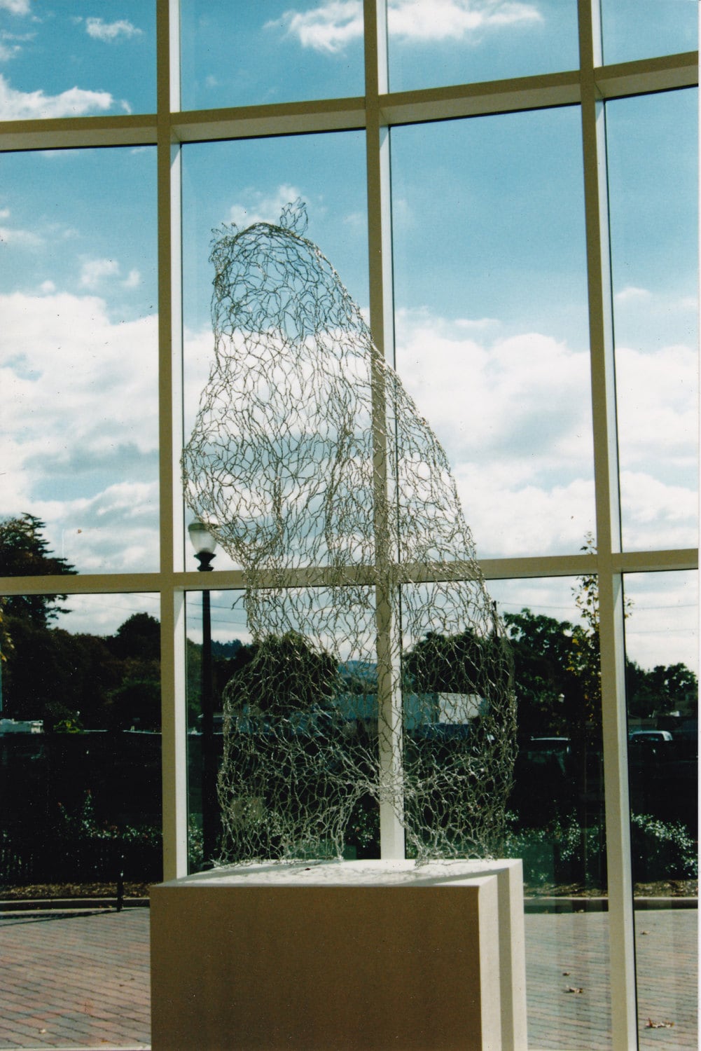 Bear Spirit Wire Sculpture 24" Wall Art by Elizabeth Berrien - Etsy