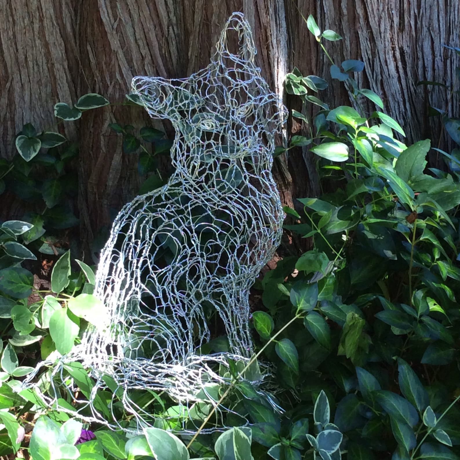 Life-size 3D Full Body Fox Wire Sculpture by Elizabeth Berrien - Etsy