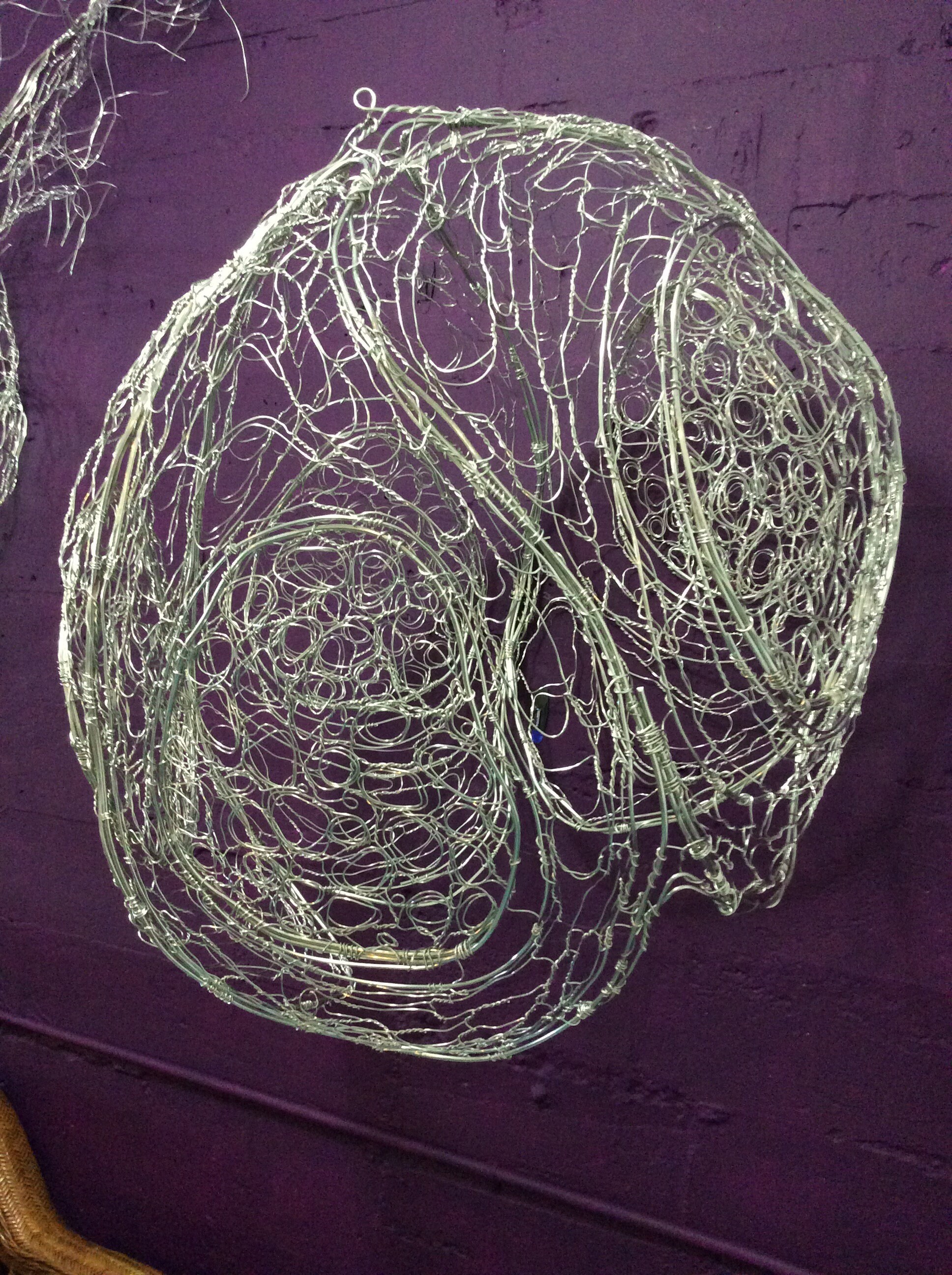 Wire Sculpture Jellyfish 24" by Elizabeth Berrien - Etsy