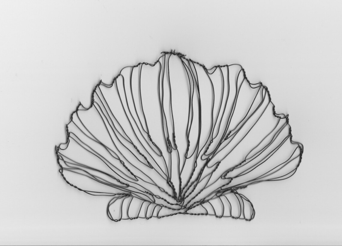 Set of 3 Sea Shell Wire Sculptures by Elizabeth Berrien - Etsy