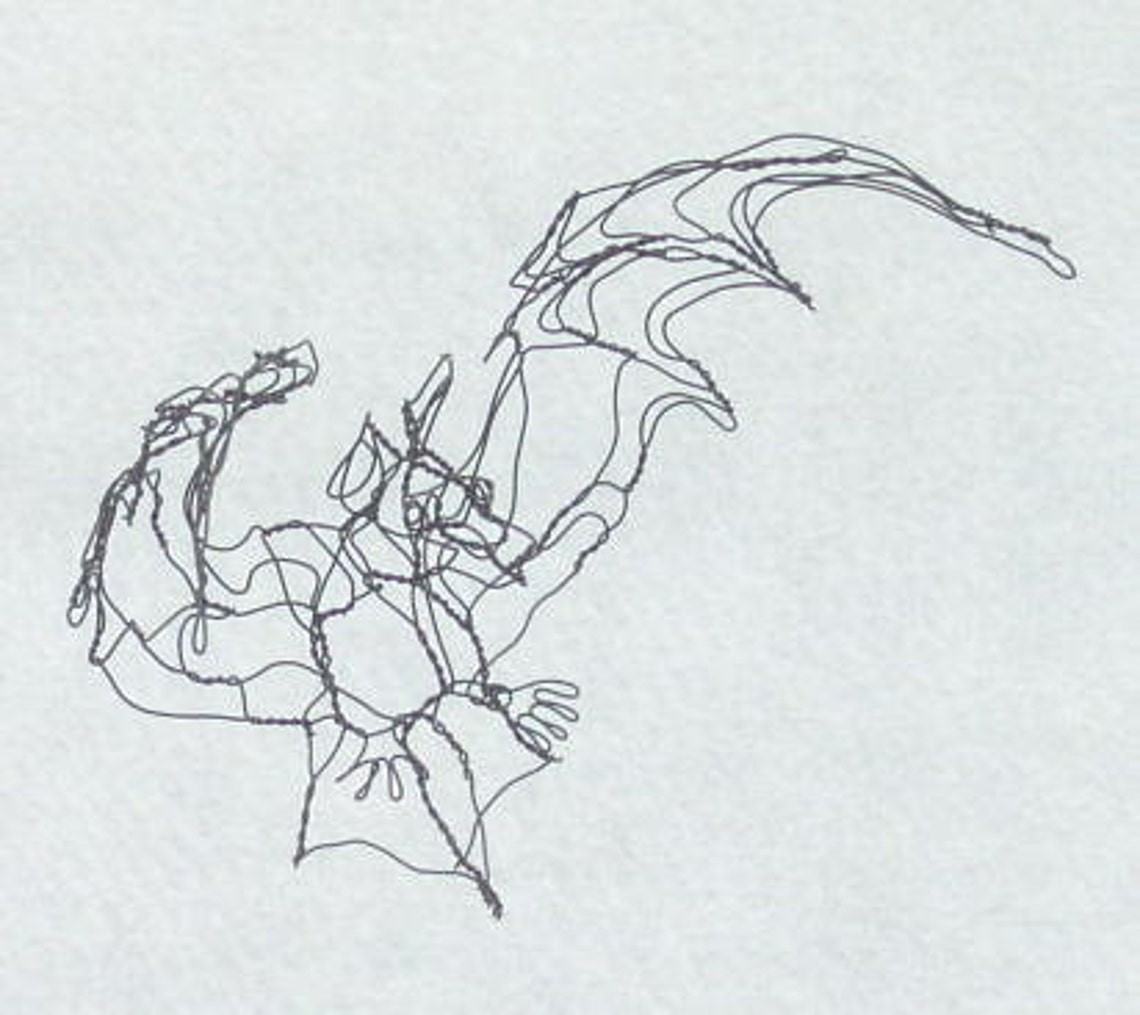 6" Bat Wire Sculpture by Elizabeth Berrien - Etsy