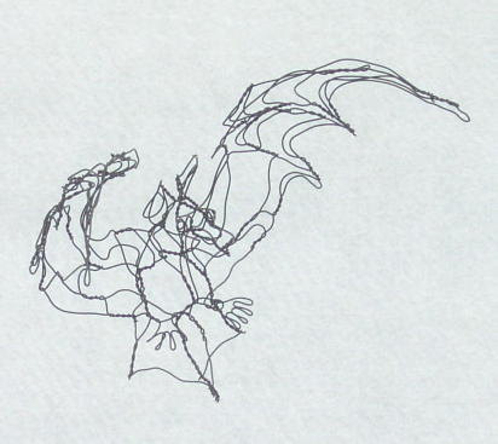 6" Bat Wire Sculpture by Elizabeth Berrien - Etsy