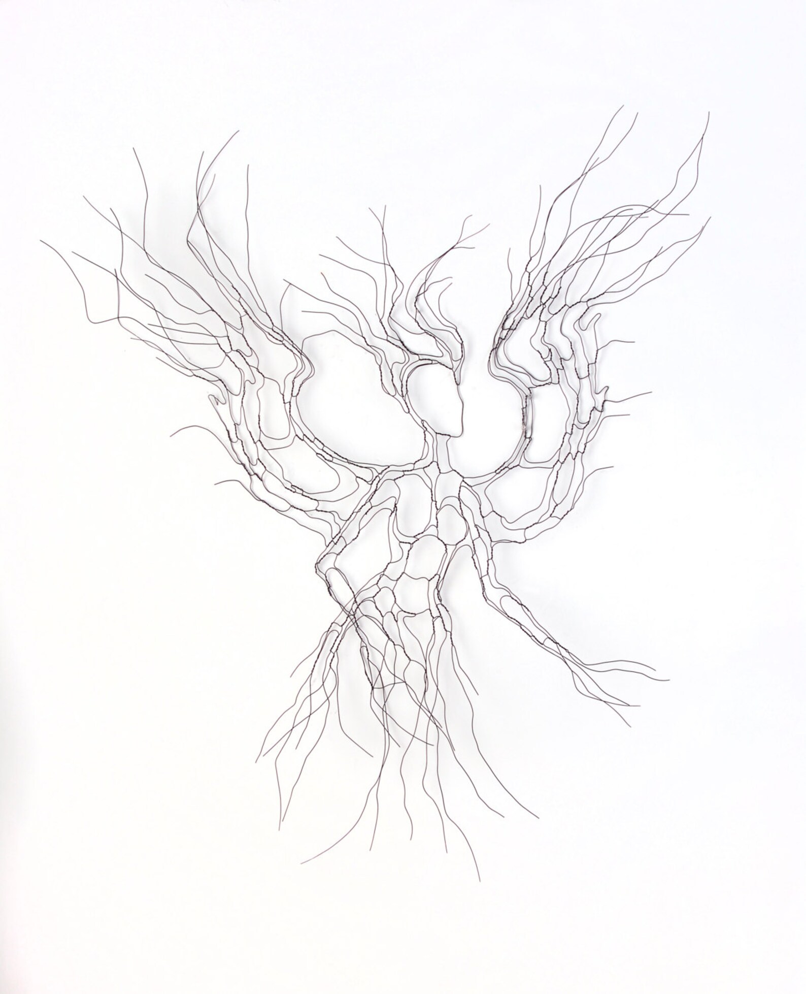 Wire Sculpture Woodland Spirit Entwife: Award Winning Wall Art by ...