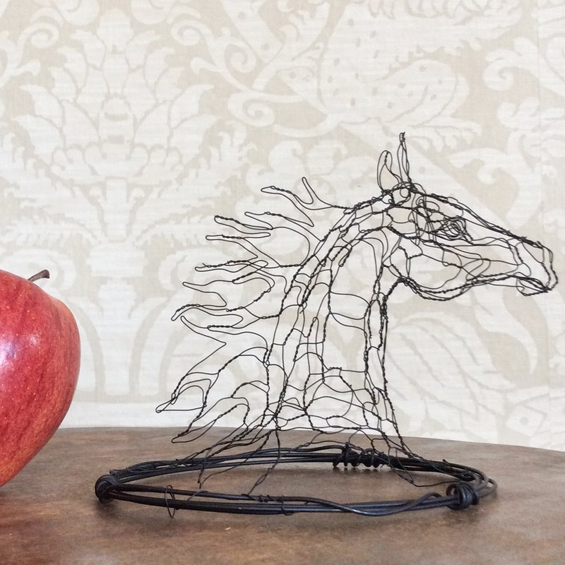 Wire Horse - Etsy