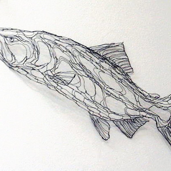 Wire Fish Sculpture - Etsy