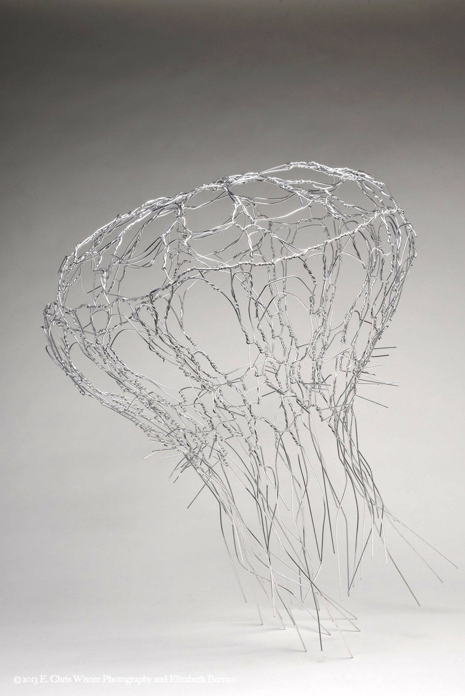 Wire Sculpture Jellyfish 24" by Elizabeth Berrien - Etsy