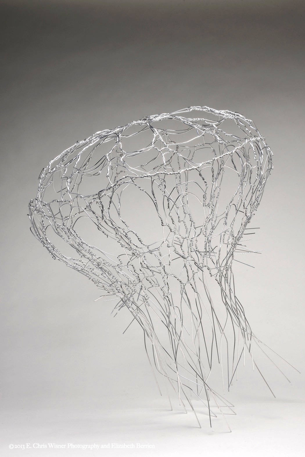 Wire Sculpture Jellyfish 24" by Elizabeth Berrien - Etsy