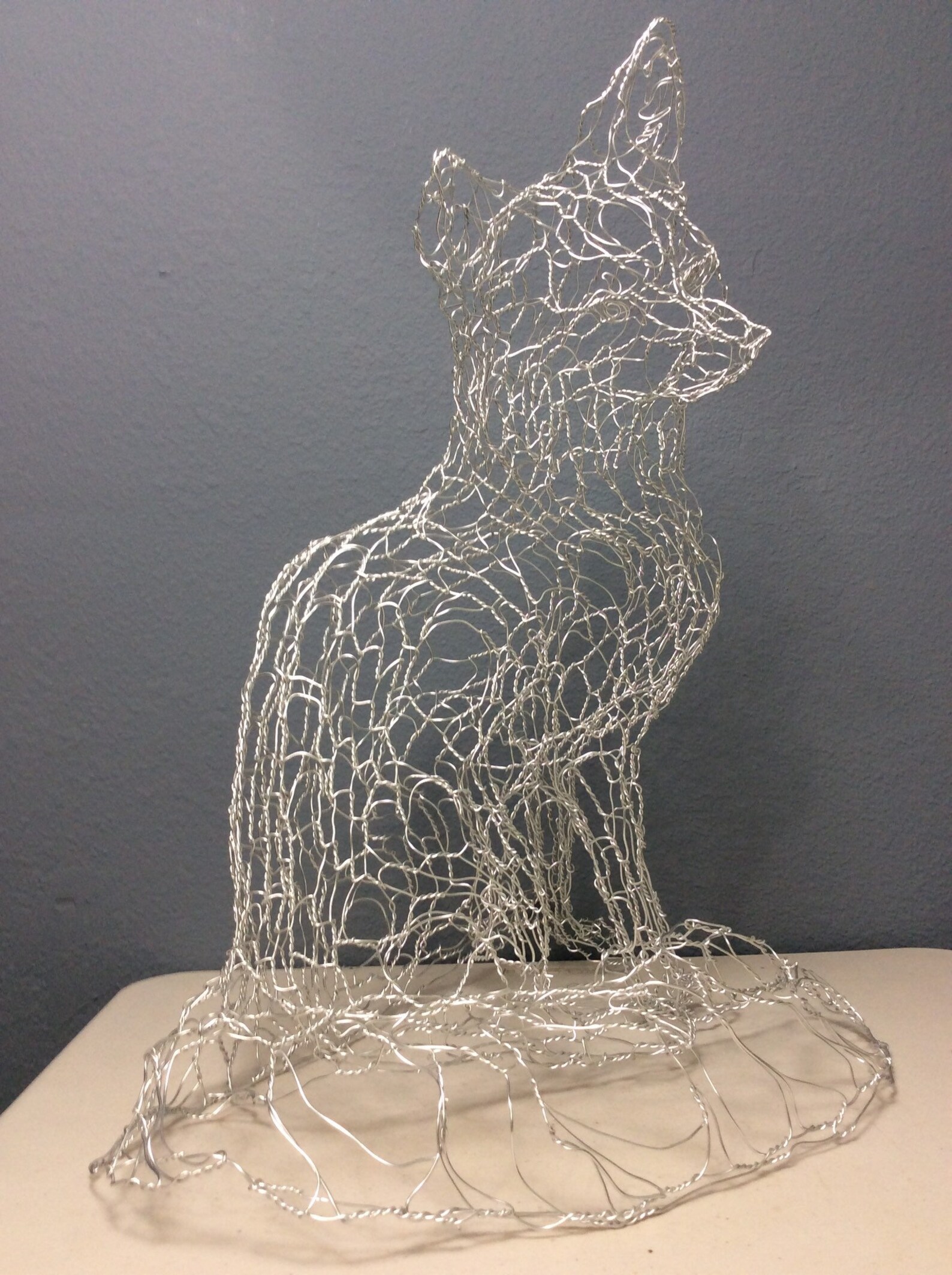 Life-Size 3D Full Body Fox Wire Sculpture by Elizabeth Berrien - Etsy 日本