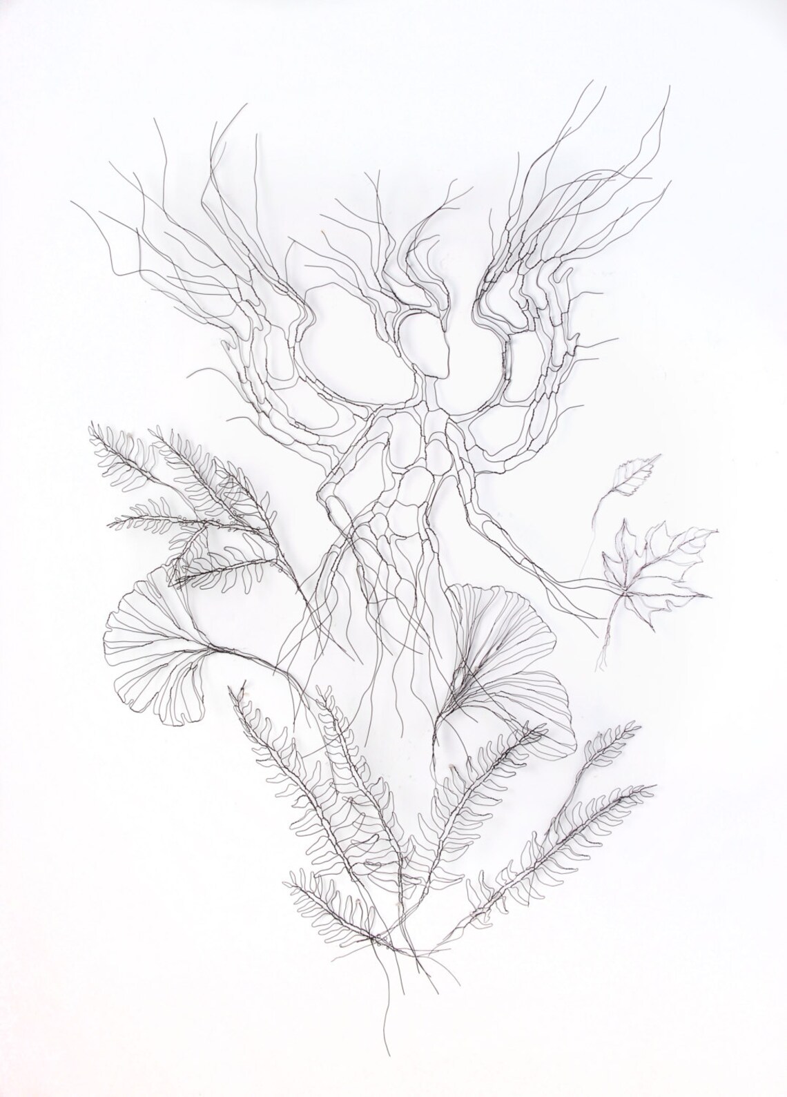 Wire Sculpture Woodland Spirit Entwife: Award Winning Wall Art by ...