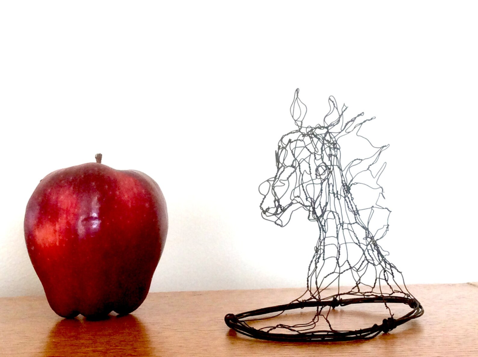 4in Wire Sculpture Horse Head by Elizabeth Berrien - Etsy