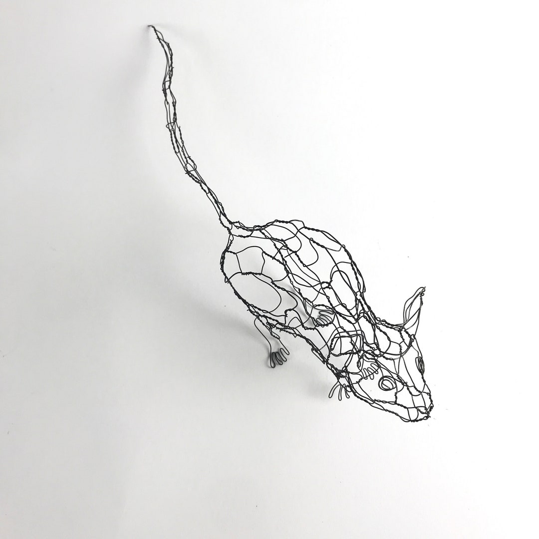 Mouse Wire Sculpture by Elizabeth Berrien - Etsy