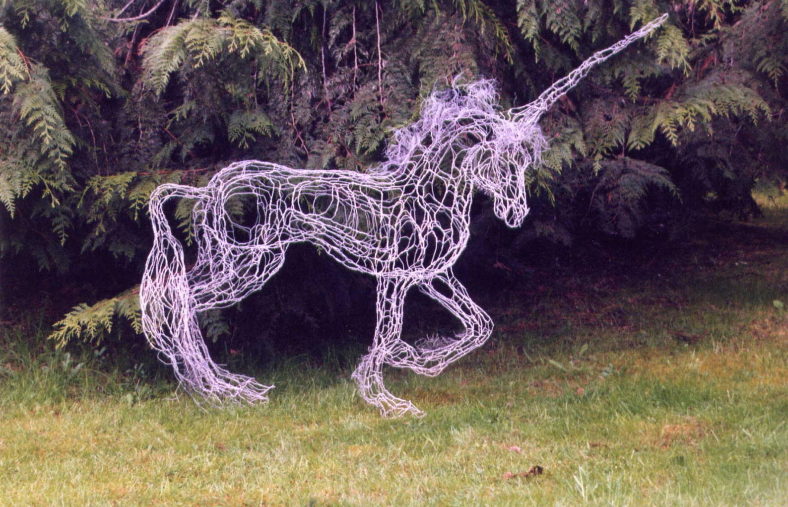 Unicorn Head Wire Sculpture Wall Art by Elizabeth Berrien - Etsy