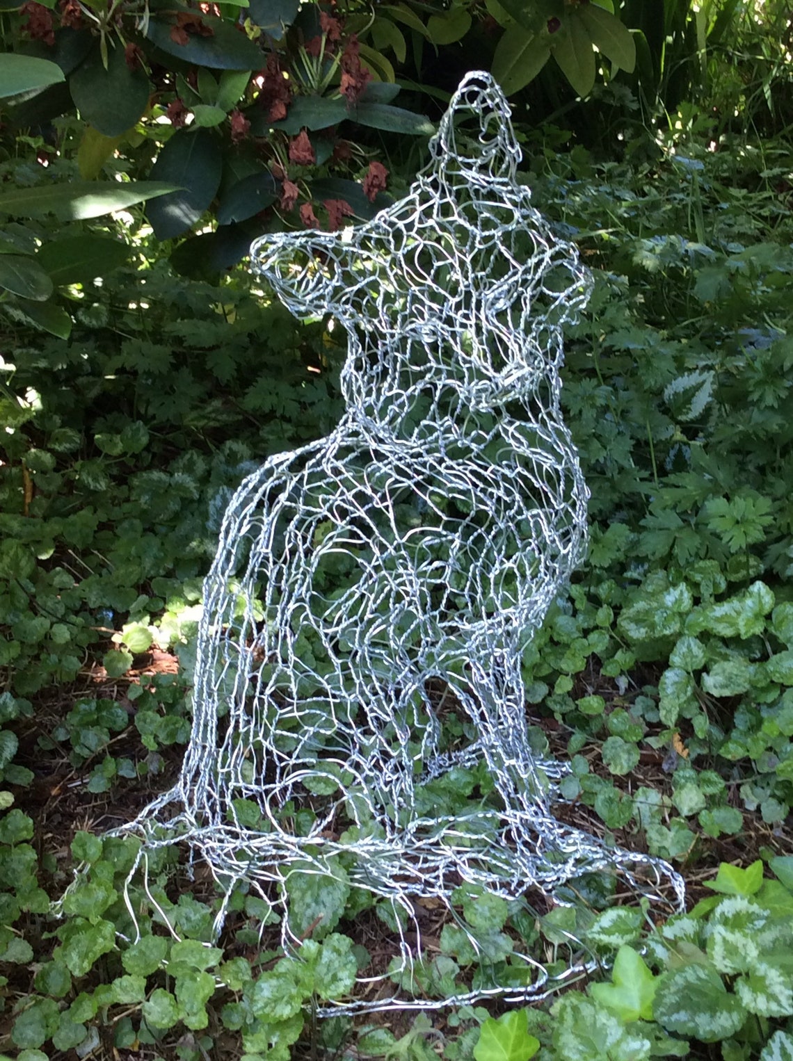 Life-Size 3D Full Body Fox Wire Sculpture by Elizabeth Berrien - Etsy 日本