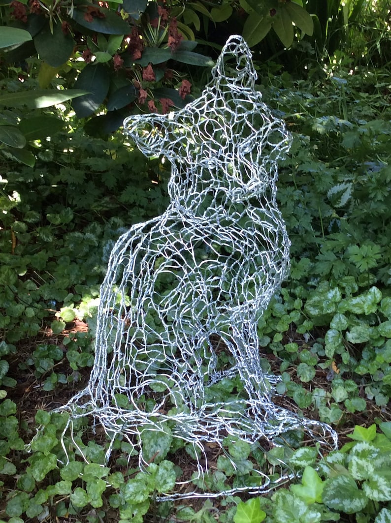 Life-size 3D Full Body Fox Wire Sculpture by Elizabeth Berrien - Etsy