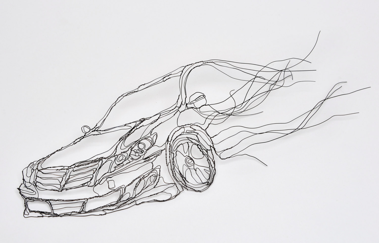 Wire Sculpture 2D Fast Car: 11in Hyundai Genesis Wall Art by Elizabeth ...