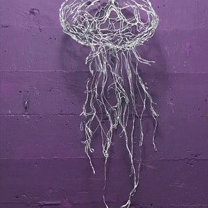 36" Jellyfish Wire Sculpture by Elizabeth Berrien - Etsy