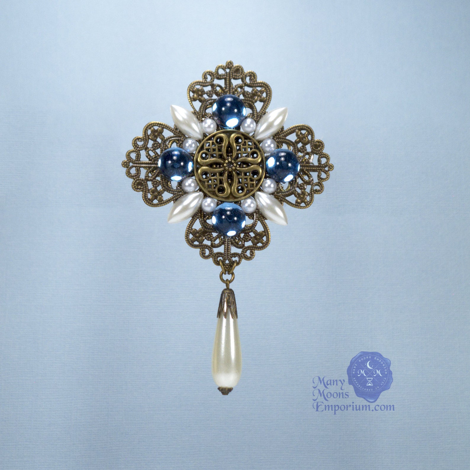 Black Brooch, Bodice Jewelry, Brooch With Pearls, Tudor Jewelry ...