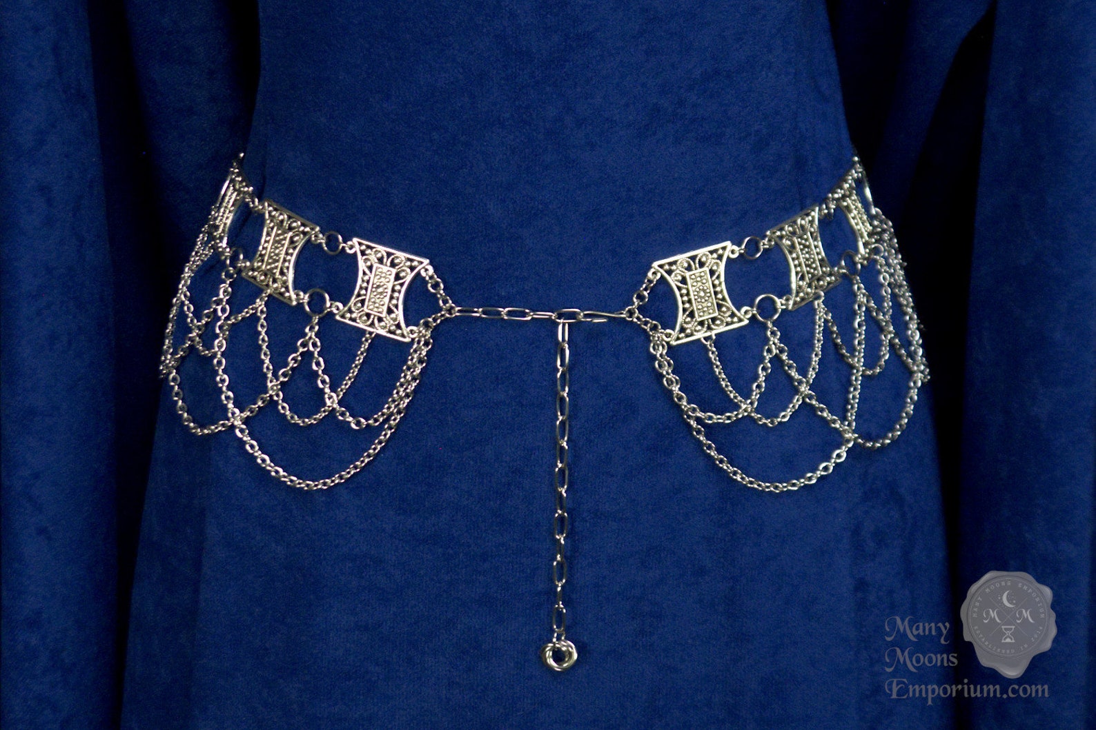 Silver Chain Belt, Hip Belt, Chain Skirt, Belt With Chain, Belly Dance ...