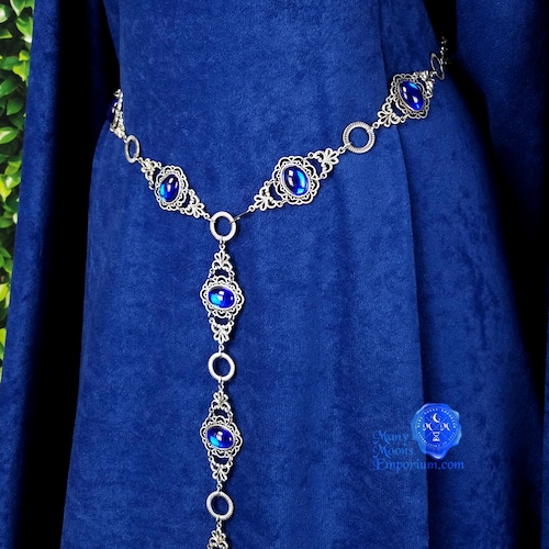 Medieval Girdle Silver Chain Belt Metal Belt for Women - Etsy