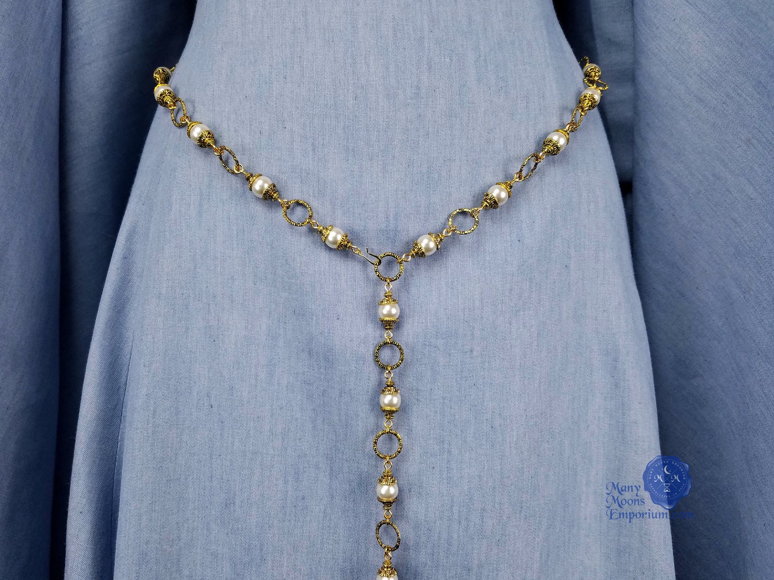 Renaissance Girdle, Gold Chain Belt, Medieval Belt Women, Cosplay ...