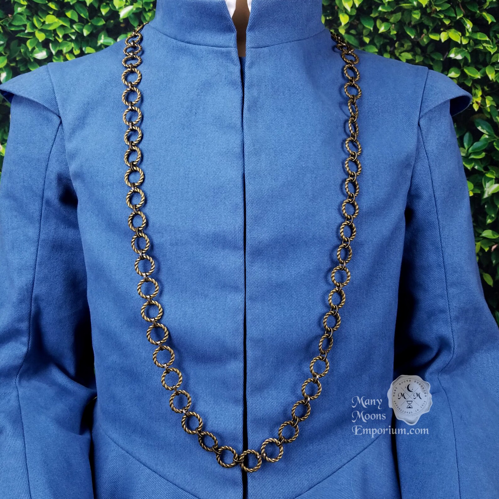 Medieval Necklace for Men, Chain of Office, Elizabethan Men, Large ...