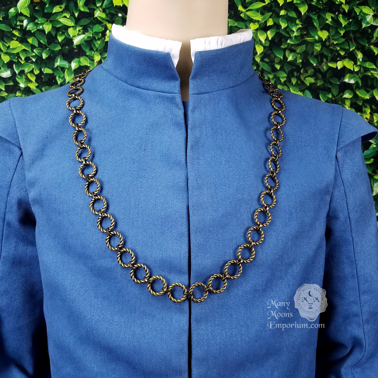 Medieval Necklace for Men, Chain of Office, Elizabethan Men, Large ...