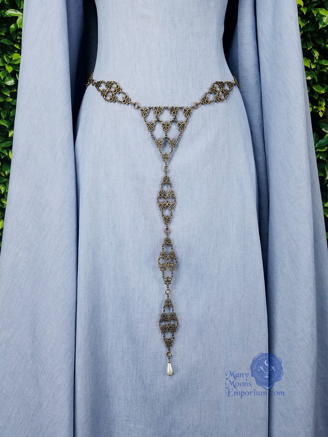 Renaissance Belt for Women, Silver Metal Belt, Medieval Girdle, Diamond ...