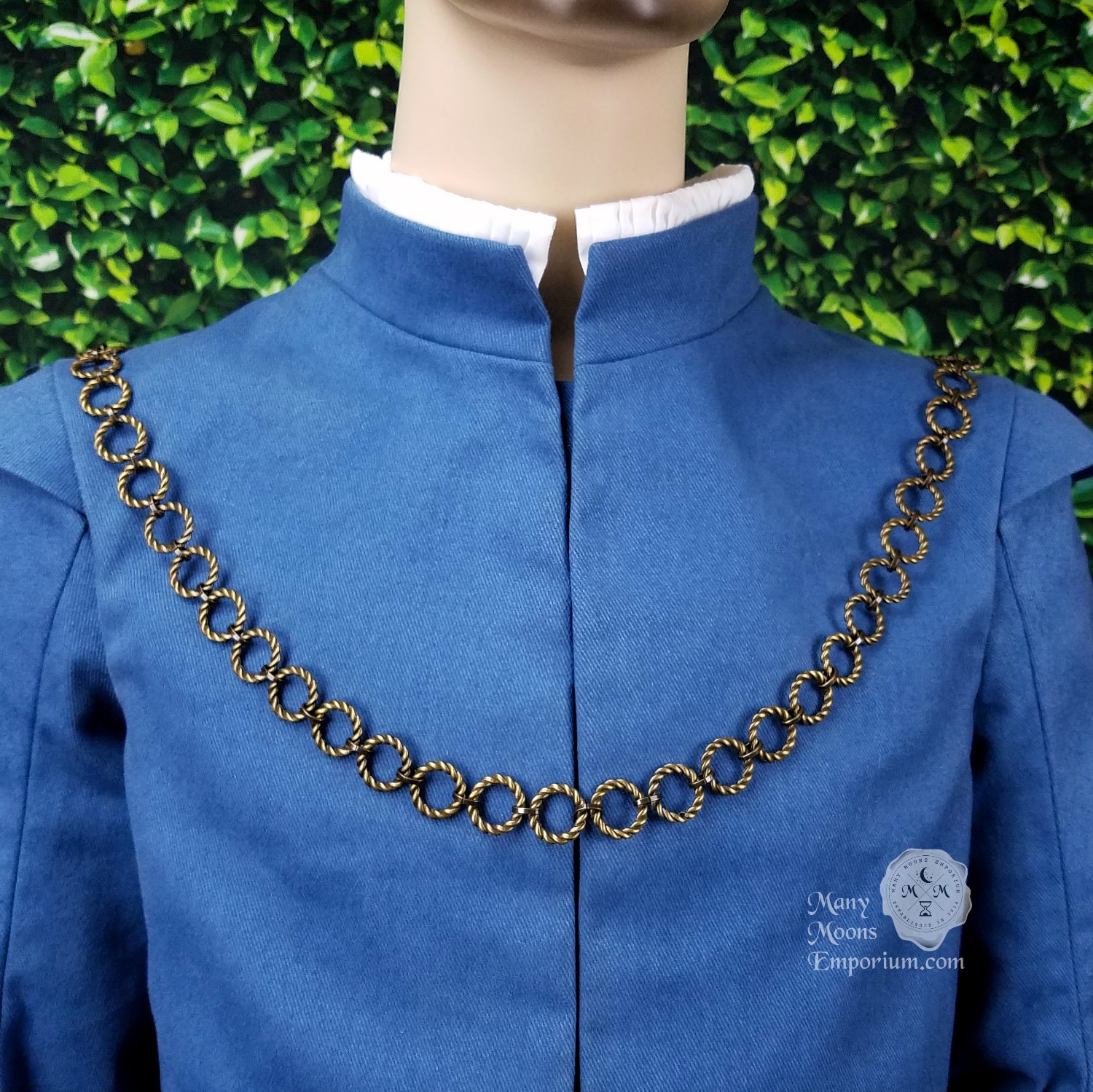Medieval Necklace for Men, Chain of Office, Elizabethan Men, Large ...