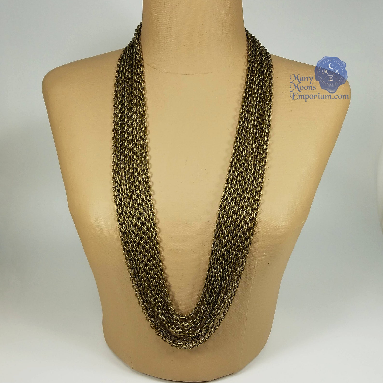 Multi Layer Necklace Chain Big Chain Necklace Costume Chain - Etsy