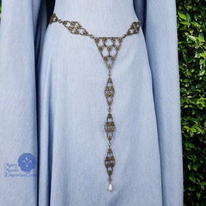 Medieval Metal Belt, Diamond Shape, Chain Belt, Bronze Jewelry, Noble ...