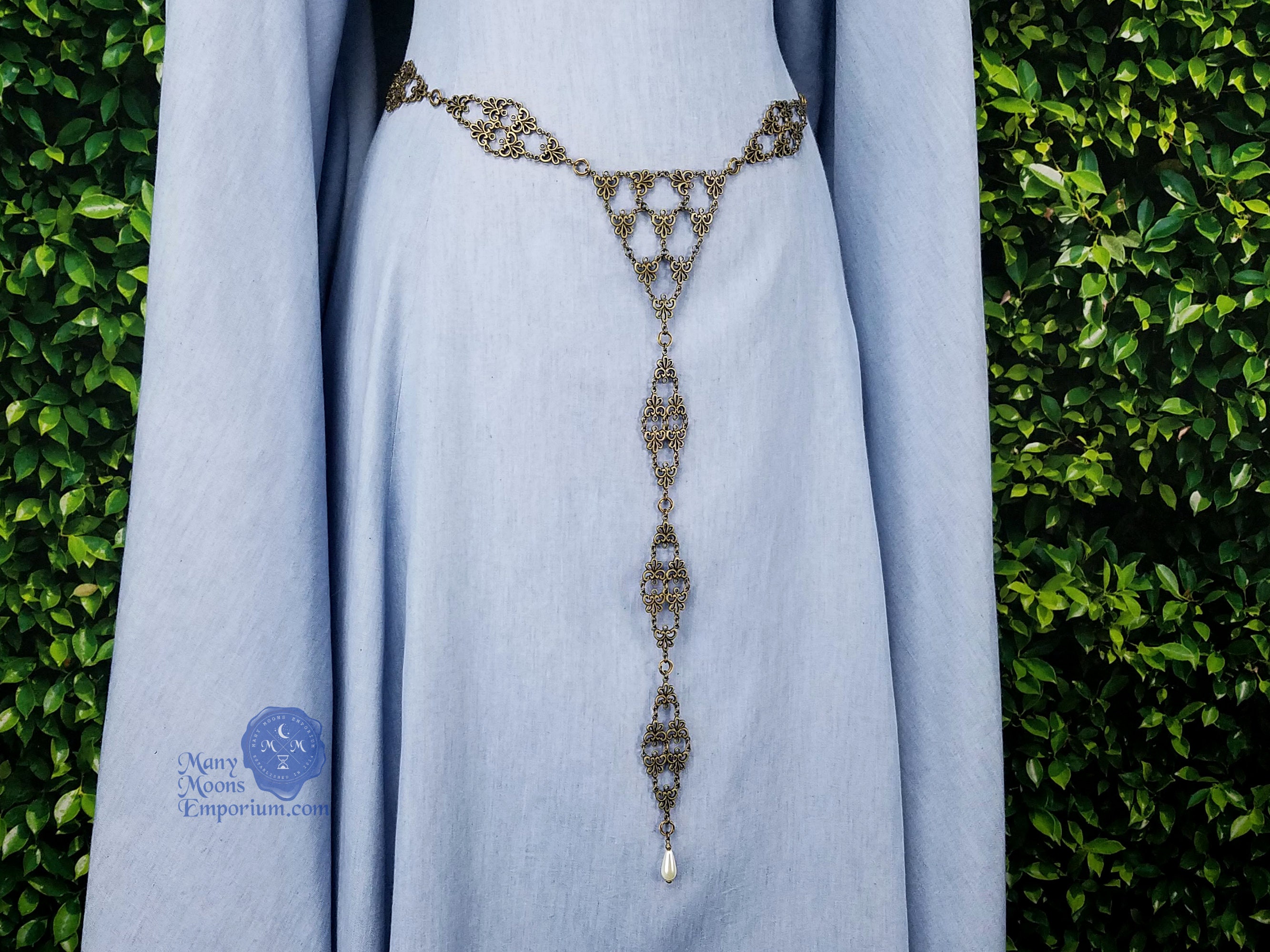 Medieval Metal Belt, Diamond Shape, Chain Belt, Bronze Jewelry, Noble ...
