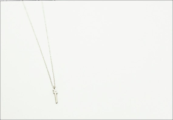 Short Aleph or a & Vowels Arabic Letter Necklace | Etsy