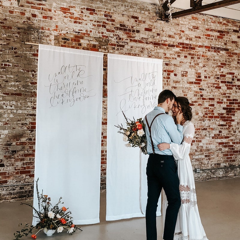 Wedding Banner Backdrop - Etsy