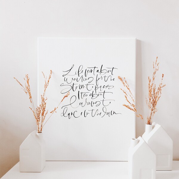 Hand Lettered Print - Etsy