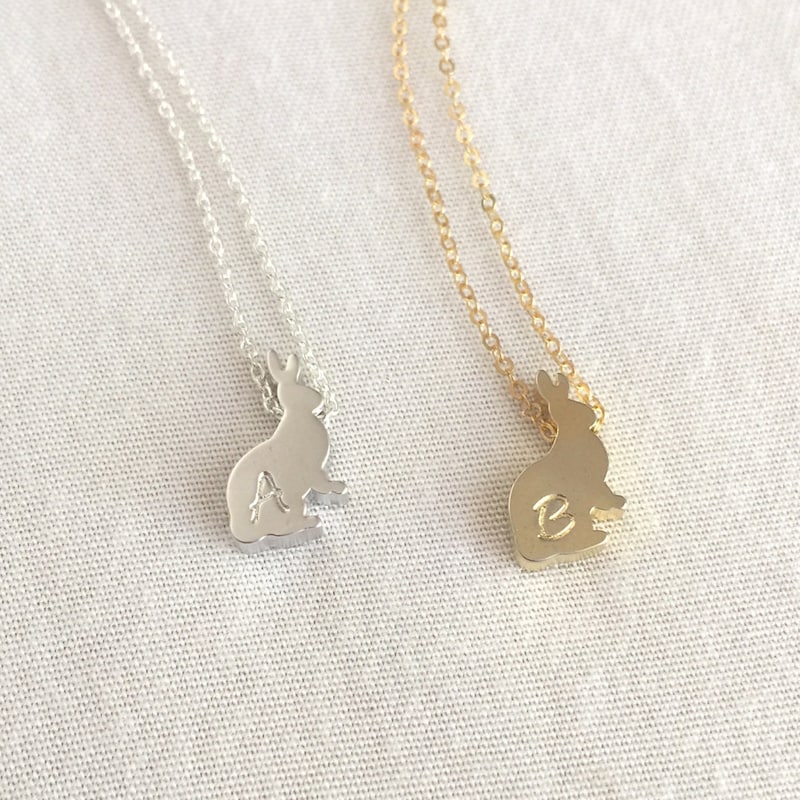 Bunny Necklace - Etsy