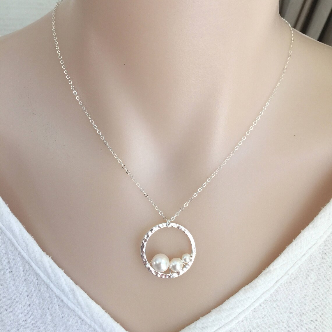 Gold Fill Mother of the Bride Necklace Three Generations - Etsy