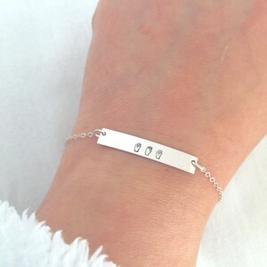 Personalised ASL Bracelet Sign Language Jewelry Name - Etsy