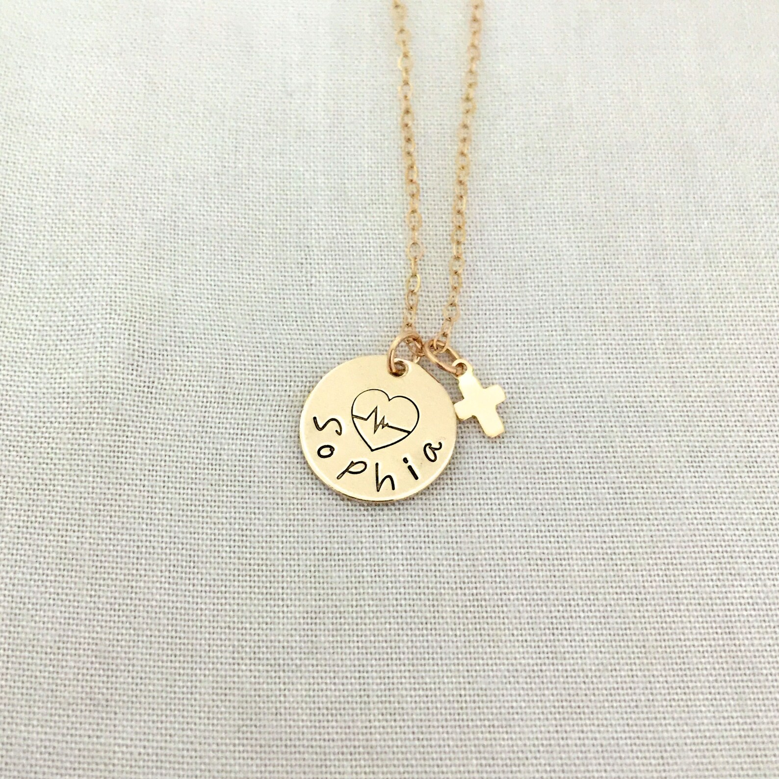 Personalized ER Nurse Necklace Nurse Jewelry Cross Necklace - Etsy