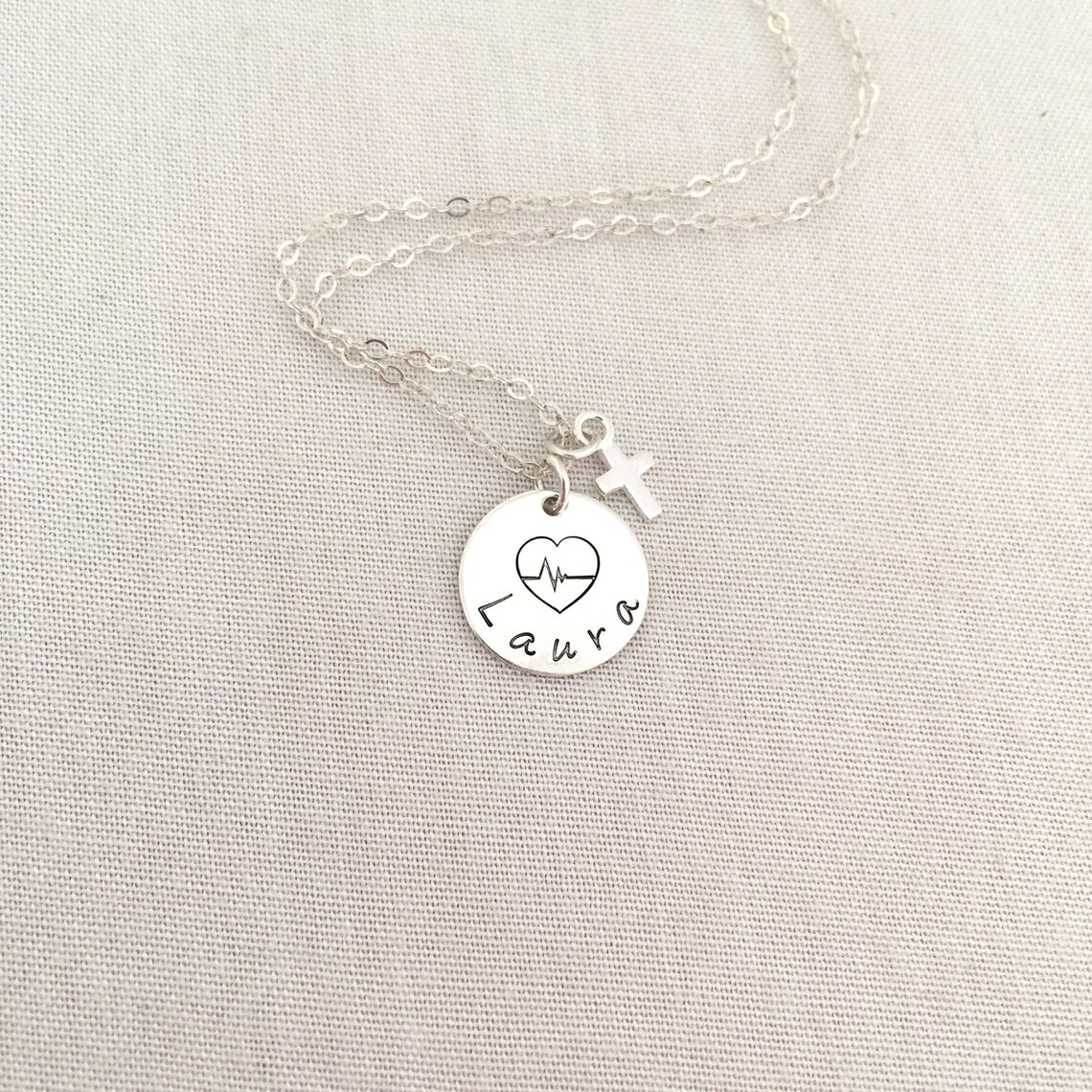 Personalized ER Nurse Necklace Nurse Jewelry Cross Necklace - Etsy